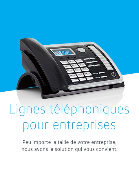 Lignes téléphoniques | Solutions d’Affaires | Cogeco